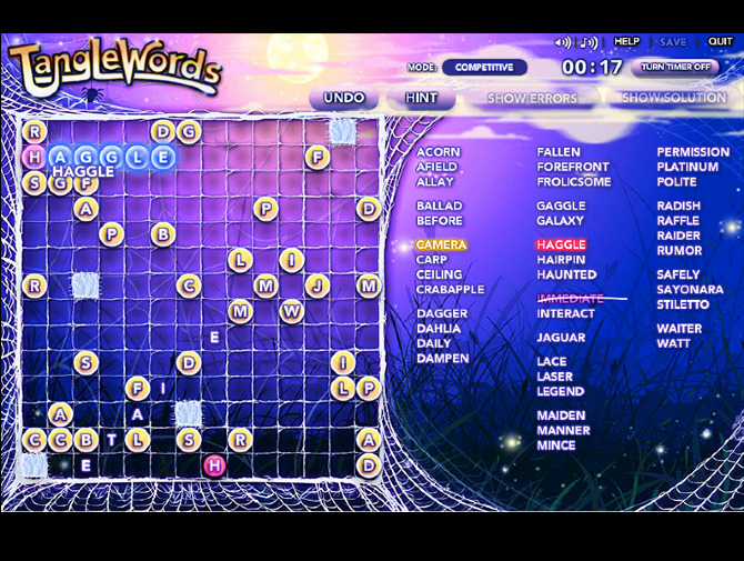 Tanglewords - FullMP: Game Illustration and Animation by Matt Porter